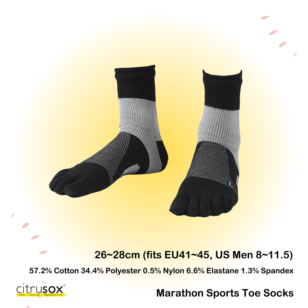 Wrap Patch Marathon Sports Toe Socks – Citrusox