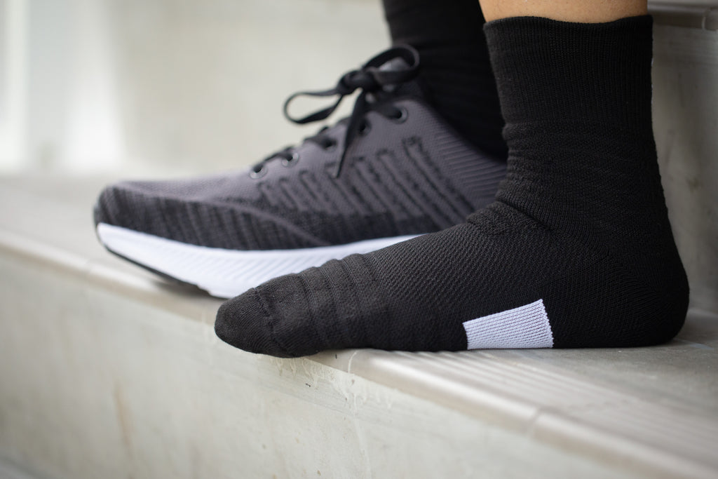 Cushioned Heel Running Performance Left-Right Socks – Citrusox