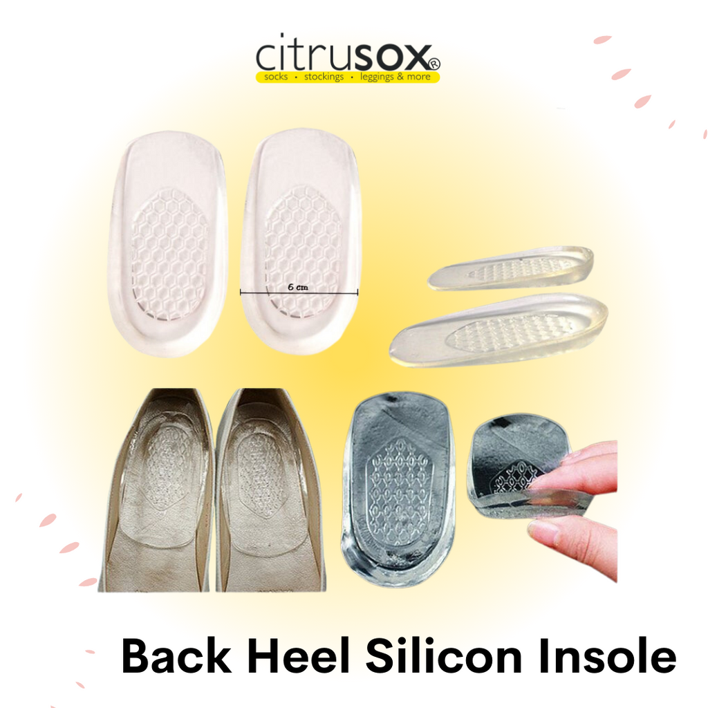 Back Heel Silicon Insole – Citrusox