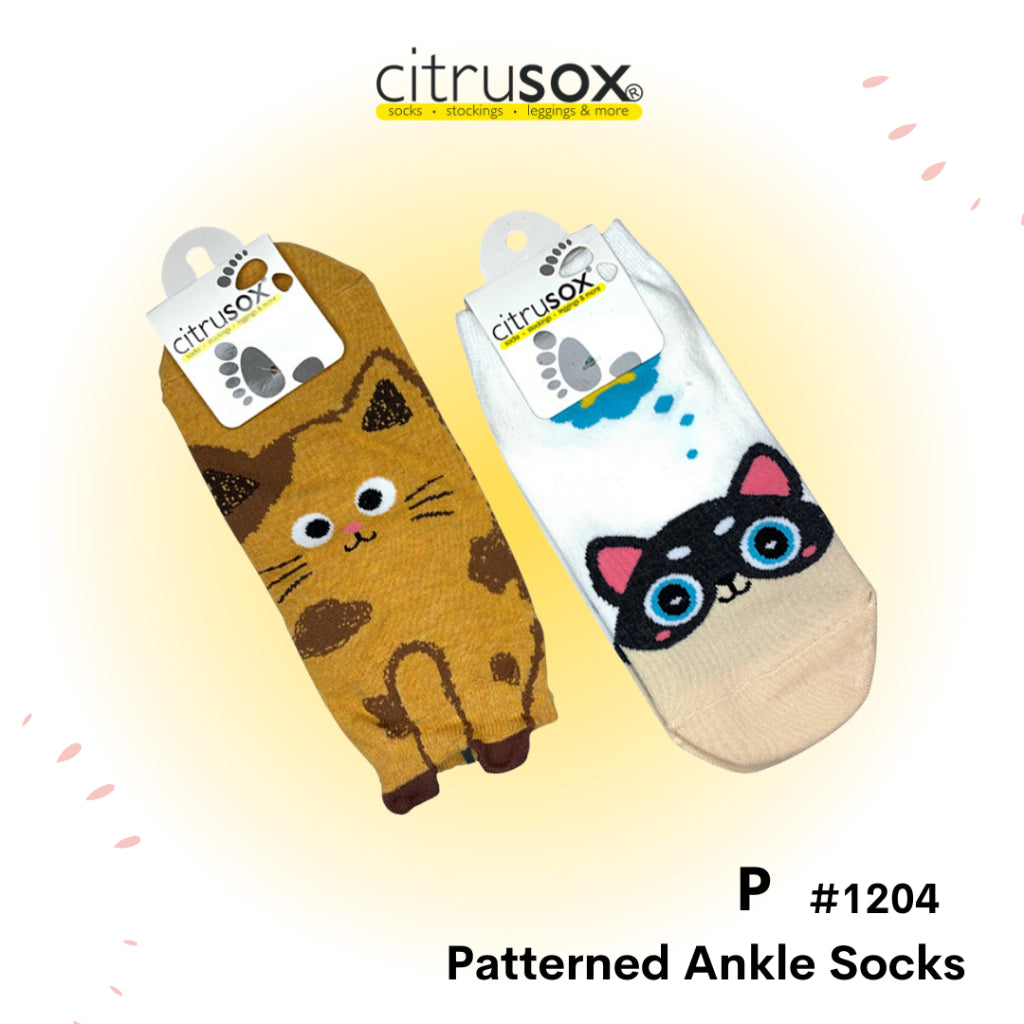 Cute Cartoon Ankle Socks [2 Pairs] – Citrusox