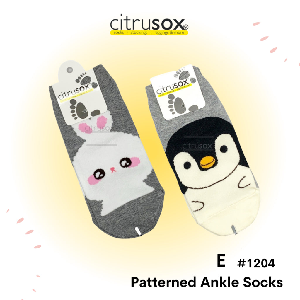 Cute Cartoon Ankle Socks [2 Pairs] – Citrusox