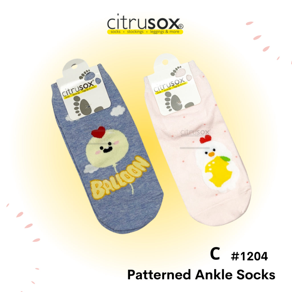 Cute Cartoon Ankle Socks [2 Pairs] – Citrusox