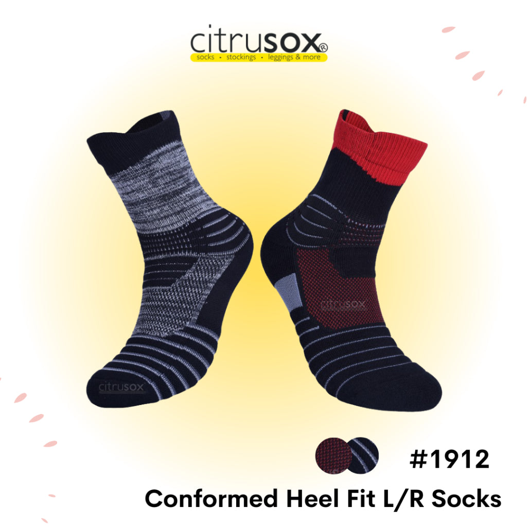 Conformed Heel Fit Left-Right Socks – Citrusox